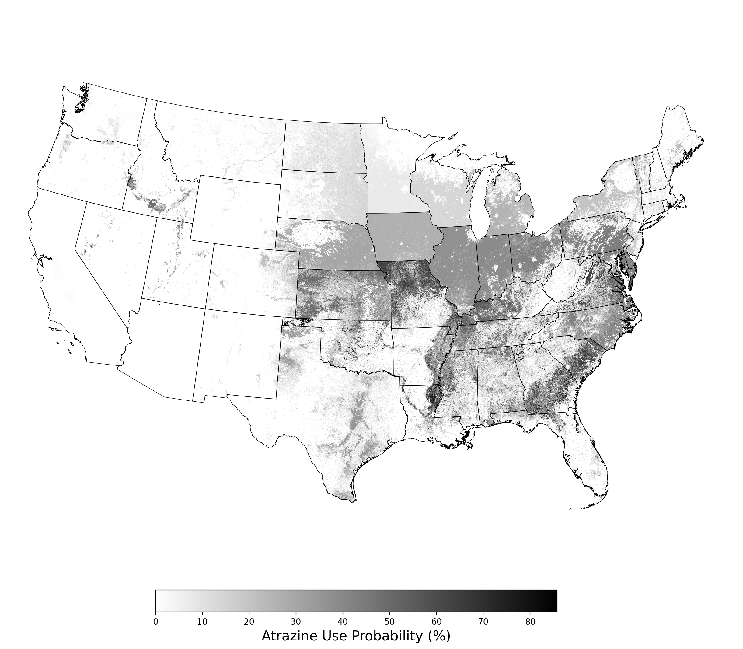 Probabilistic Co-Occurrence Report for Atrazine and 10 Endangered Species